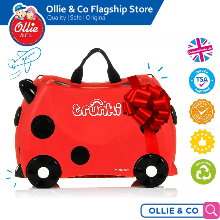 Trunki Original Kids Ride-On Suitcase and Carry-On Luggage for Kids ...
