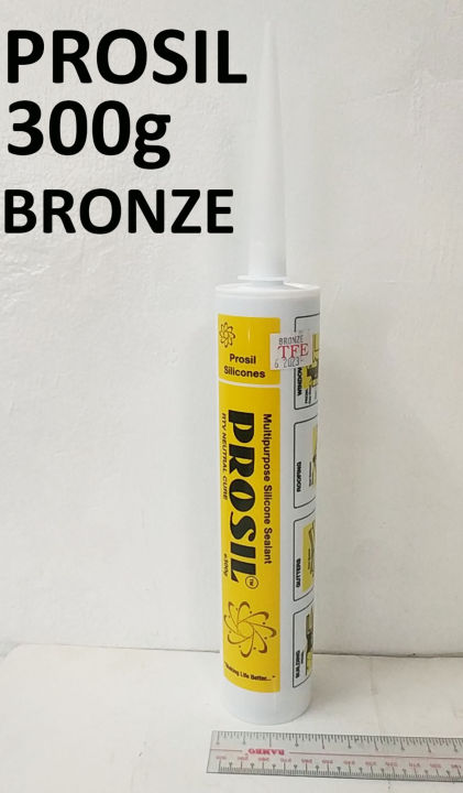 PROSIL SILICONE SEALANT MULTI PURPOSE BRONZE 300GRAMS ...