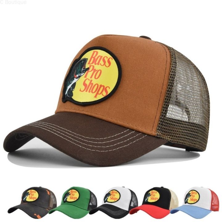 Bass pro shops trendy snapback cap for men woman label trucker hat ...