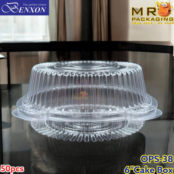 OPS-C38 BENXON 6" Round Cake Tray with Lock [ 50pcs± ] Bakery ...