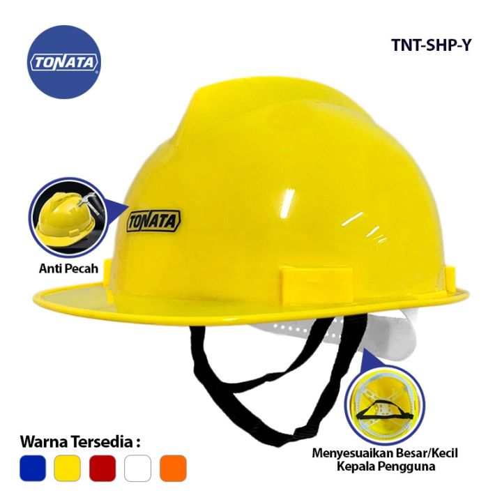 Safety Helmet / Helm Proyek Include Inner Ring / Helm Kerja Kuning ...