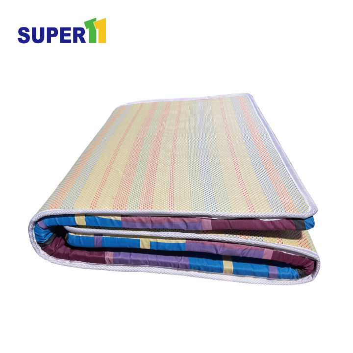 SUPER11 Foldable plastic foam pad double-sided mattress floor mat ...