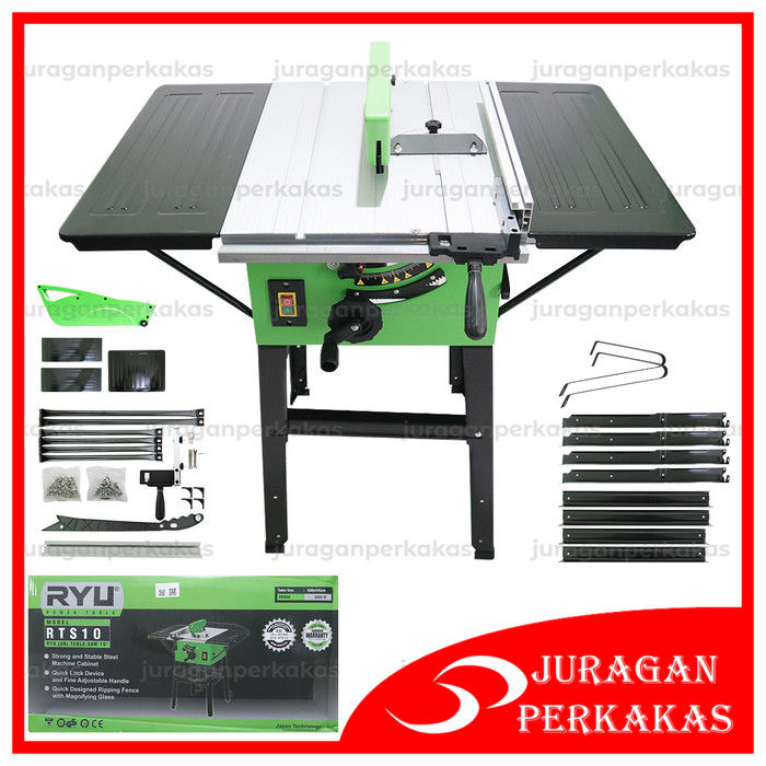 RYU RTS10 Table Saw 10" Meja Potong Kayu Mesin Gergaji Circular Saw ...