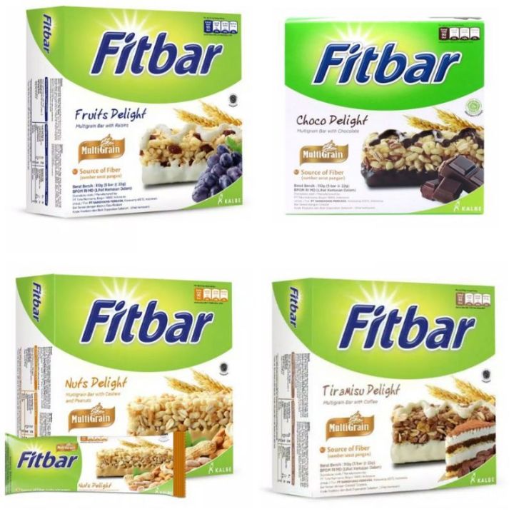 FitBar Crispy Rice Bar Assorted Flavour (12bar x 22gm) | Lazada