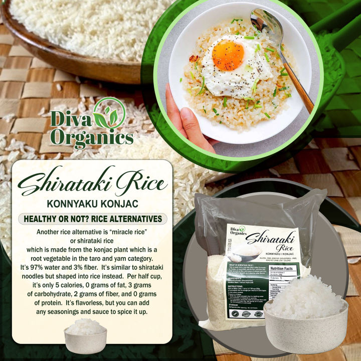 Dry / Dried Shirataki Rice and Noodles Konjac Keto / Low Carb Diet ...