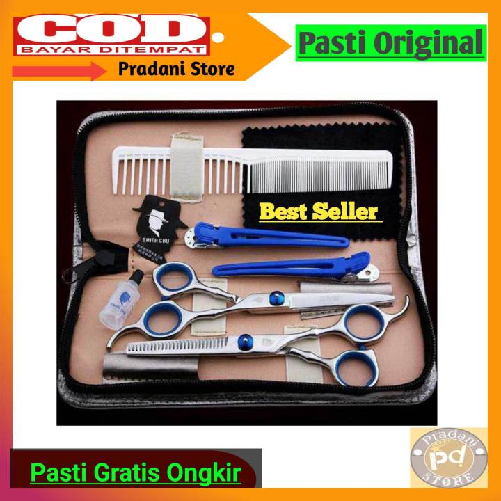 Promo Set Gunting Rambut Salon Profesional Peralatan Salon potong ...