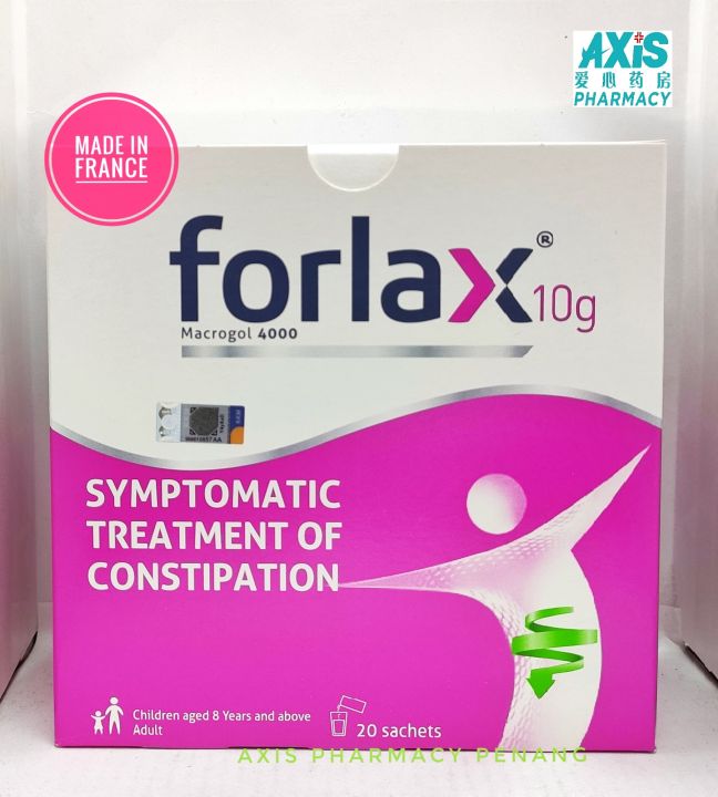 Forlax Macrogol 4000 10G Powder For Oral Solution 20 sachets Exp:03/ ...