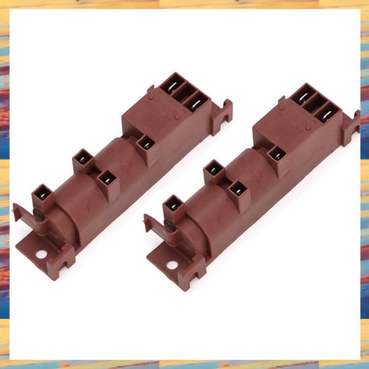 (XAWS) 2Pcs 220V Gas Stove AC Pulse Igniter with 4 Terminals Gas Water ...