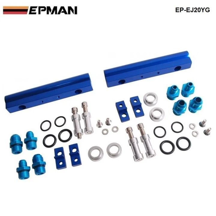 Aluminium Billet Feed Injector Fuel Rail Turbo Kit Blue High Quality ...
