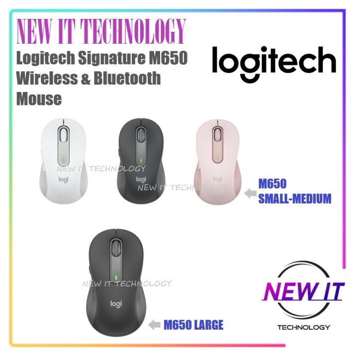 Logitech Signature M650 Wireless Mouse with Silent clicks, customizable ...