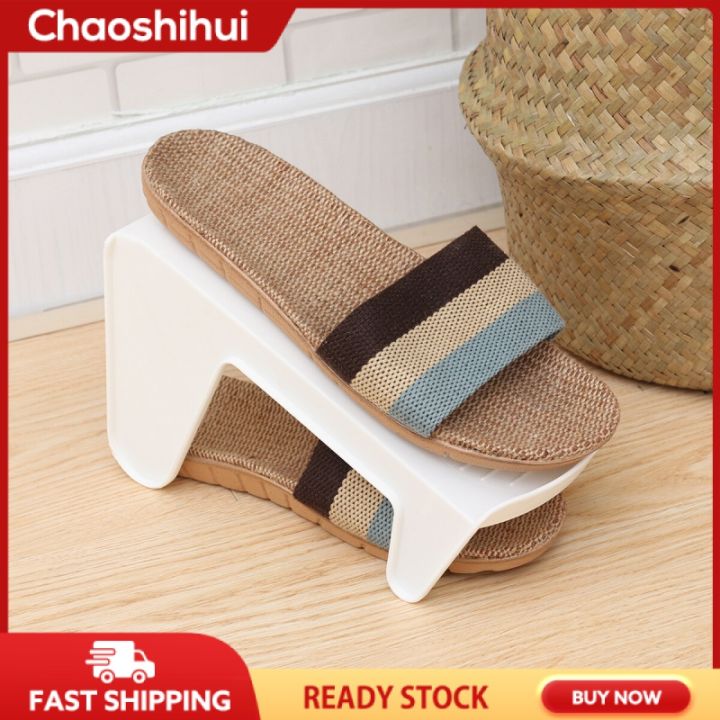 Double Layer Shoe Rack with Integrated Type and Space Saving for Living ...