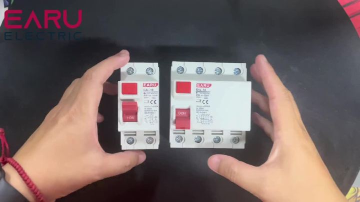 4P 32A 10/30/100/300mA Type A RCCB RCD ELCB Electromagnetic Residual ...