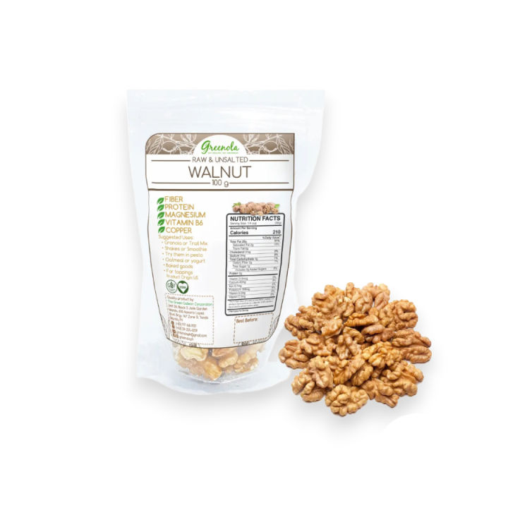 Greenola Raw & Unsalted Walnuts (100g) | Lazada PH