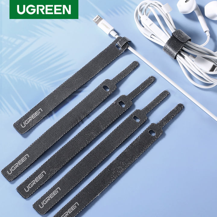 UGREEN Cable Tie Wire Winder Nylon Tape 14cm For Mouse Cord Earphone ...