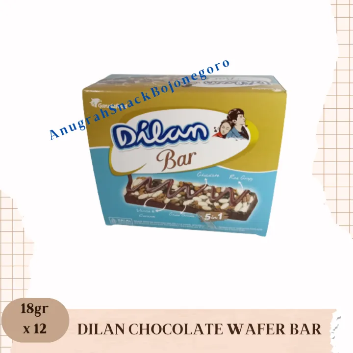 Dilan Chocolate Wafer Bar 18gr x 12 | Lazada Indonesia