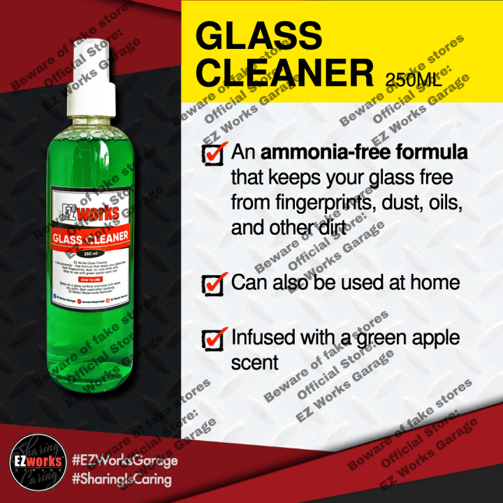 EZ WORKS GLASS CLEANER 250ML | Lazada PH