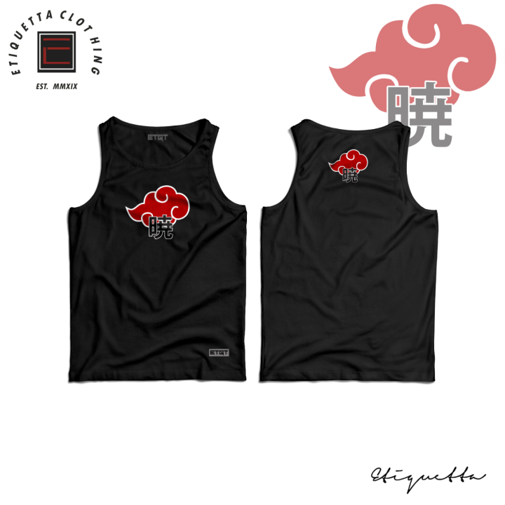Etiquetta Co. - Unisex - Anime Tank Top - Naruto - Akatsuki | Lazada PH