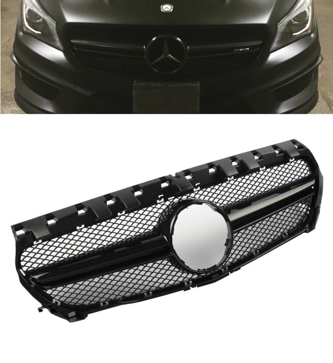 Mercedes Benz w117 cla45 AMG front grill grille kidney sarung CLA 45 ...