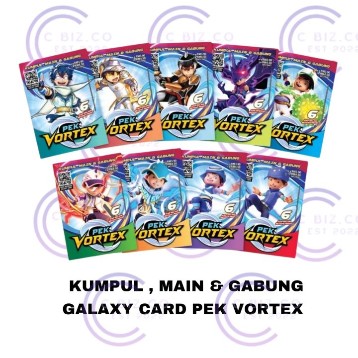 BOBOIBOY Galaxy Card Pek Vortex : OLD & LIMITED EDITION CARD | Lazada