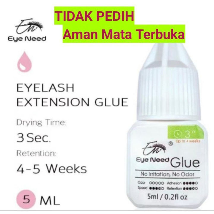 LEM EYENEED LEM BULUMATA EYELASH EXTENSION 5ml STRONG, LEM EYELASH ...