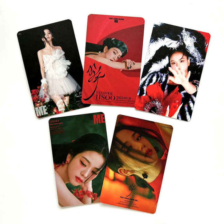 JISOO Solo ME Photo Cards Blackpink Jisoo Album Me Photo Cards Jisoo ...