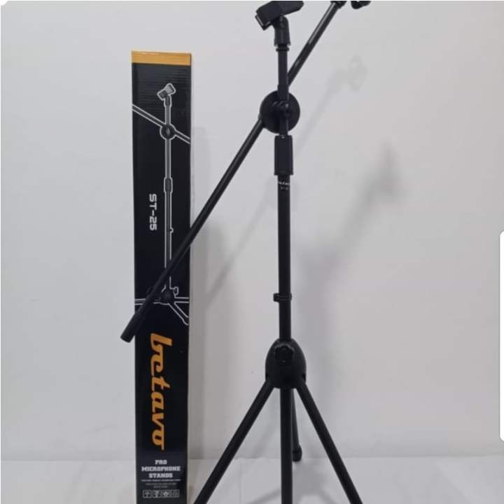 STAND MIC LANTAI ST25 STANDING MICROPHONE | Lazada Indonesia