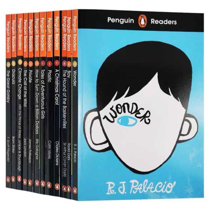 Penguin Readers popular classics series 12 books set Level 1-3 graded ...