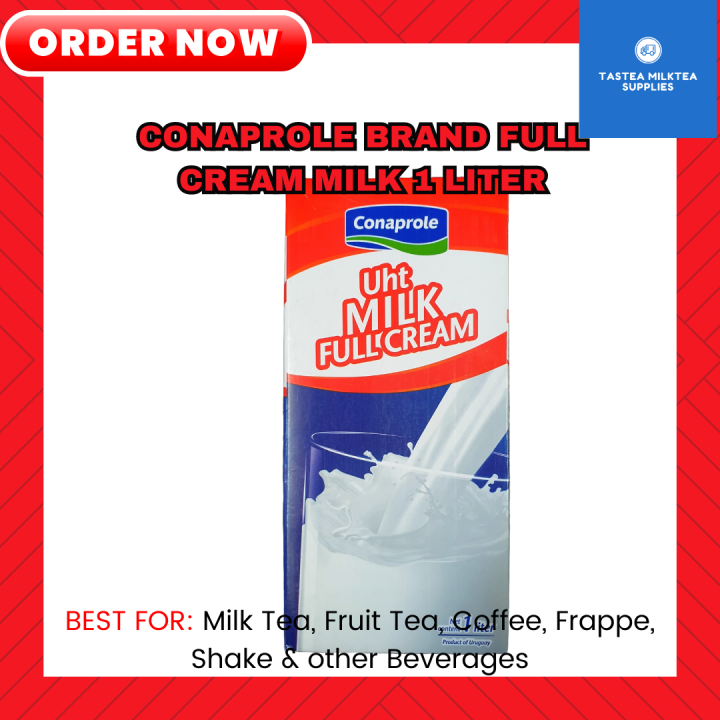 Conaprole UHT Full Cream Milk 1Liter - TASTEA MILKTEA SUPPLIES | Lazada PH