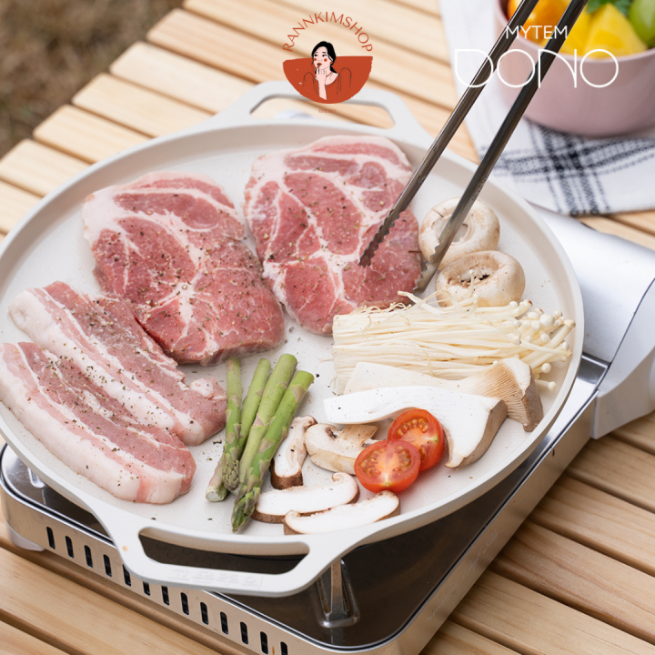 [พร้อมส่ง] Mytem DONO Pan Korea 30cm. : กระทะเกาหลี กระทะปิ้งย่าง กระทะ ...