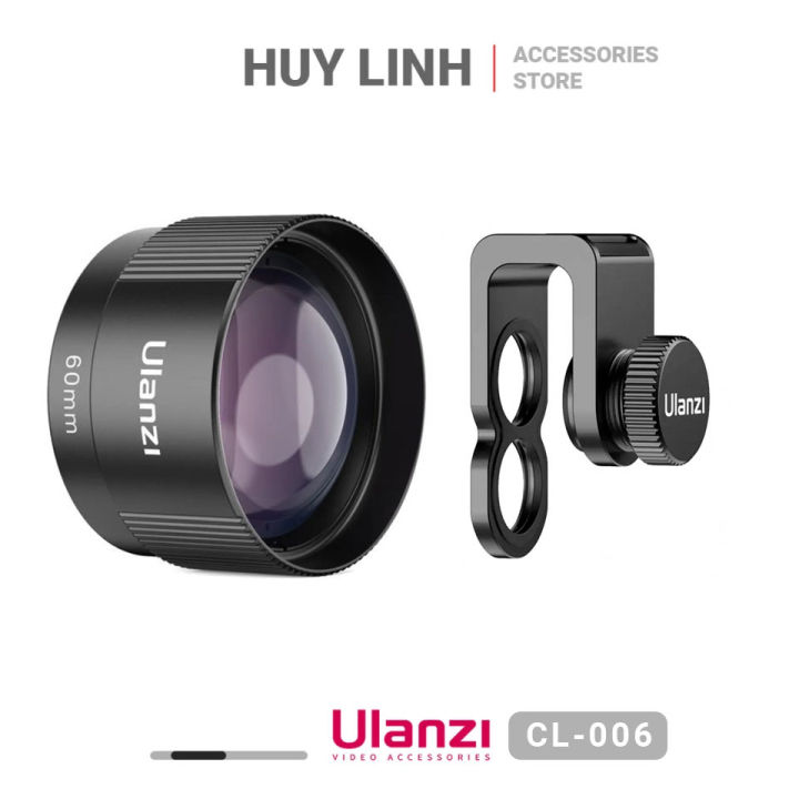 Lens ống kính telephoto Ulanzi 60mm CL-006 Zoom 2.5X chụp chân dung ...