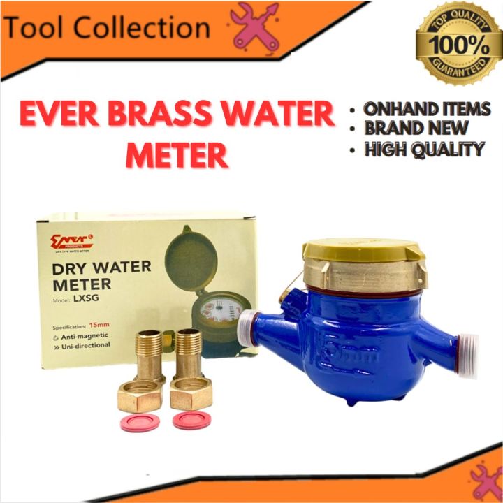 TOOL COLLECTION EVER BRASS WATER METER(METAL) | Lazada PH