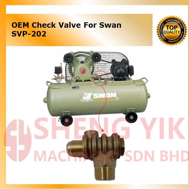 Shengyik OEM Swan 2HP Air Compressor SVP202 Check Valve | Lazada