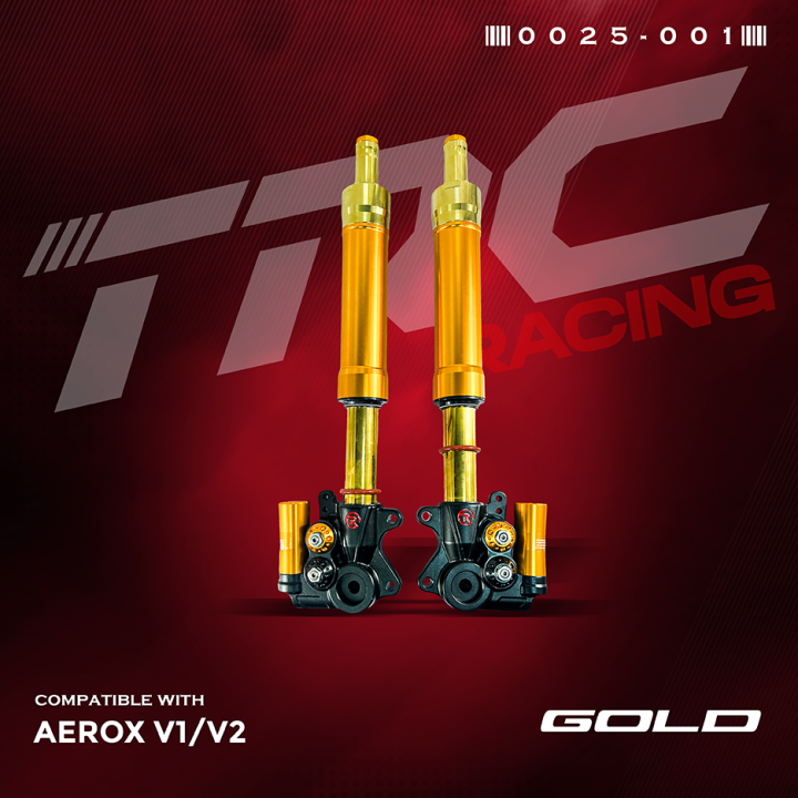 TRC Racing AEROX V1/V2 CNC Front Shock Assembly Adjustable Compression ...