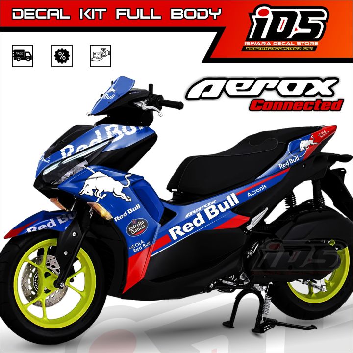 Decal Aerox Connected 2021 Full Body Dekal All New Aerox 155 Stiker ...