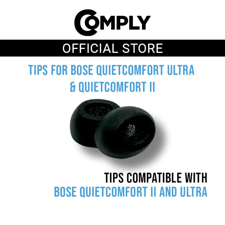 Comply Foam Ear Tips for Bose QuietComfort II and Ultra, Ultimate ...