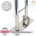 Stainless Steel Grab Bar Flip, Folding Handrail, Bathroom Safety, Anti ...