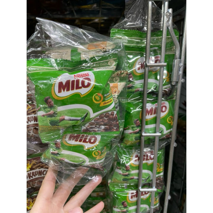 MILO Cereal 15g ไมโล อาหารเช้าซีเรียล 15กรัม x 12ซอง | Lazada.co.th
