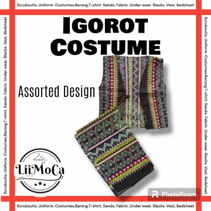 L.CO'S FILIPINO ATTIRE/IGOROT COSTUMES/LAPU LAPU ATTIRE/BAHAG ONLY/VEST ...