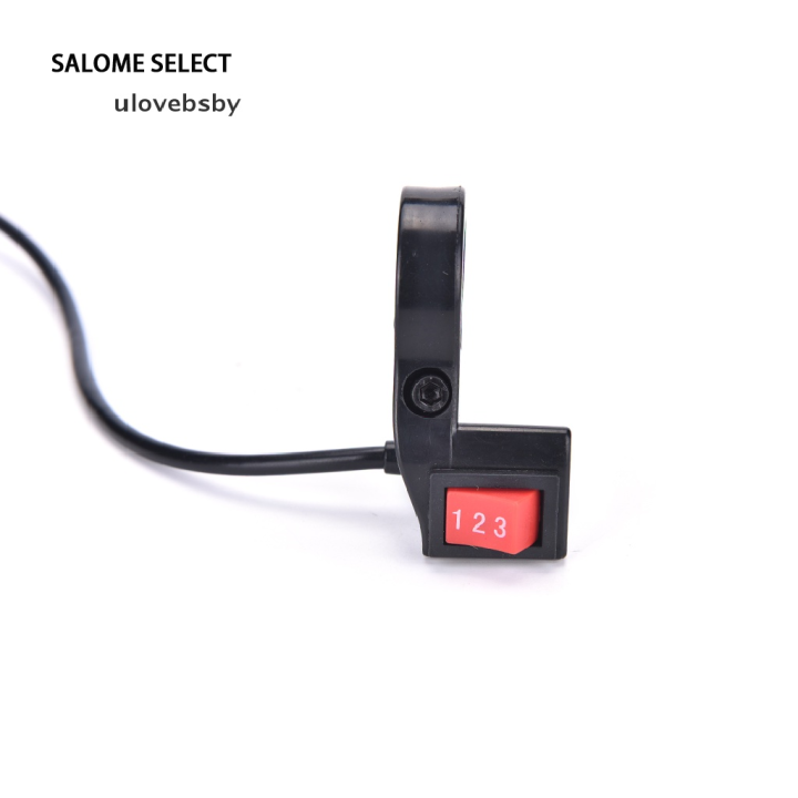 SALOME SELECT Ulovebsby 22mm Electric Bicycle Speed Change Switches 3 Levels 3 - Convert for ...