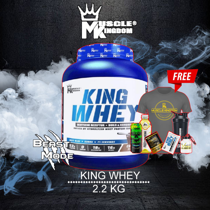 Muscle Kingdom King Whey Protein Hydro Primary 5lbs/2.2kg + GIFT | Lazada