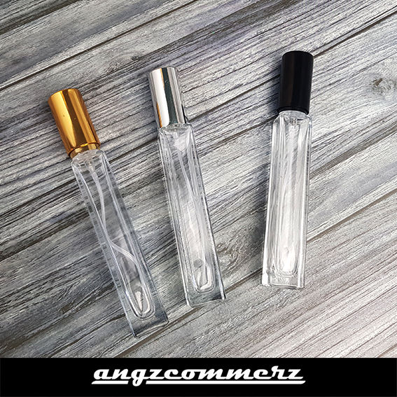 Botol Parfum Semprot Kaca Bening Kotak Tall Glass Bottle Spray 10 ml ...