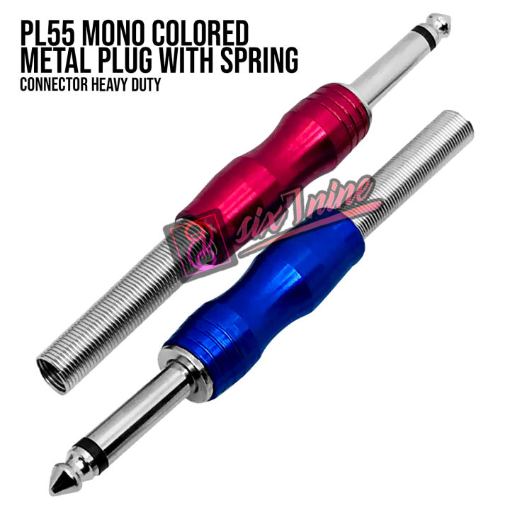 PL55 Mono Colored Metal Plug with Spring Heavy Duty | Lazada PH