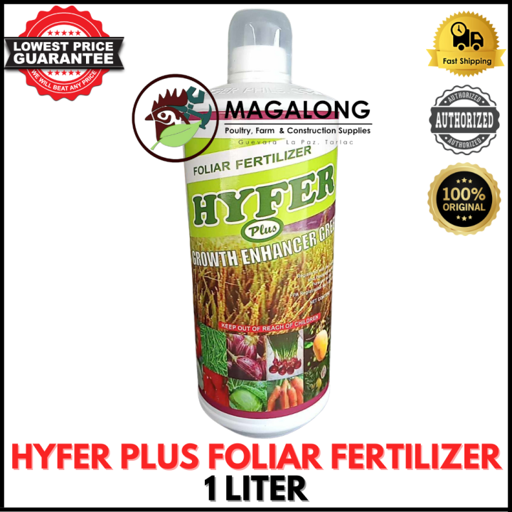 HYFER PLUS - FOLIAR FERTILIZER - GROWTH ENHANCER - 1 LITER | Lazada PH