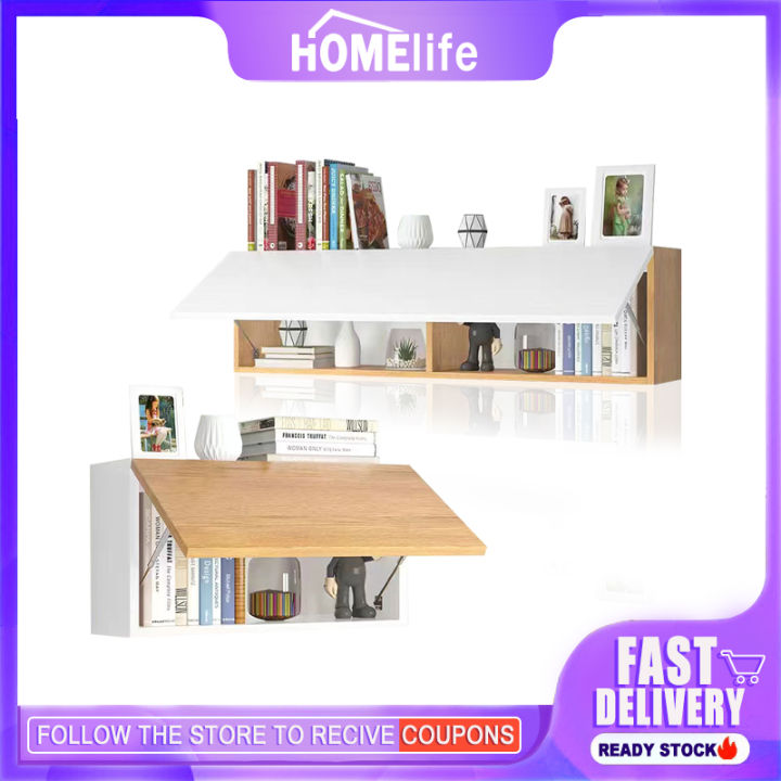 Homelife Floating Wall Mounted Shelf Multipurpose Locker Modern ...