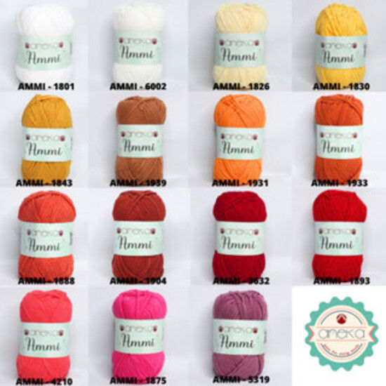 KATALOG - Benang Rajut Ammi / Acrylic / 6 Ply Akrilik | Lazada Indonesia