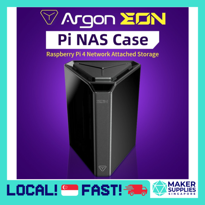 Argon EON Pi NAS 4-Bay Network Storage Case for Raspberry Pi 4 Build Your Own Network Attached ...