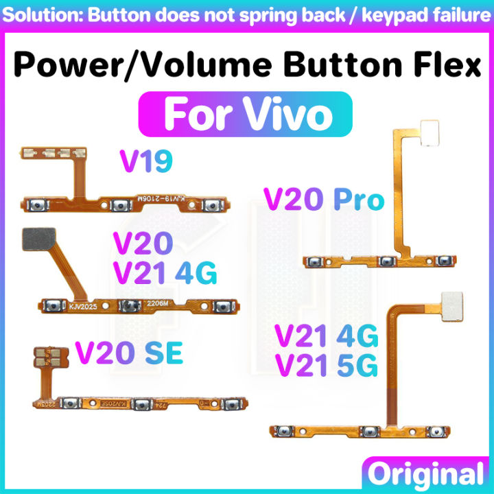 Power Volume button flex For Vivo V19 V20 V20SE V21 Pro SE 4G 5G Switch ...