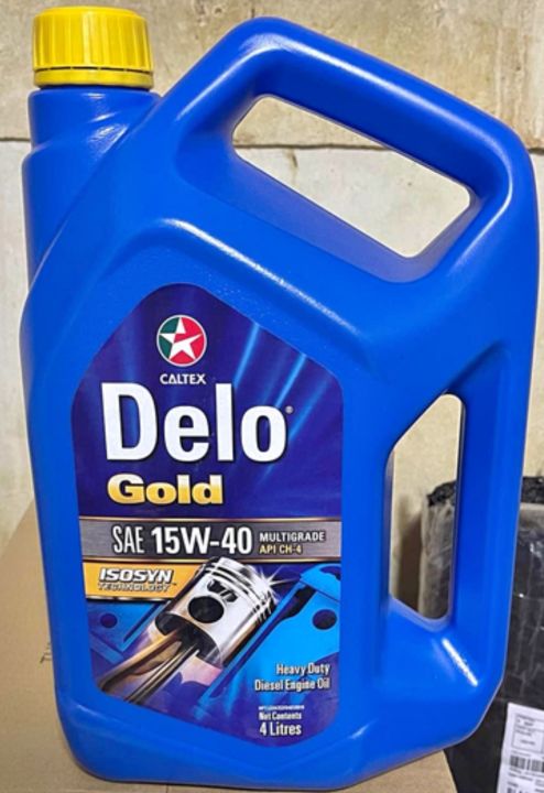 4L Delo Gold Multigrade SAE15W-40 Gallon | Lazada PH