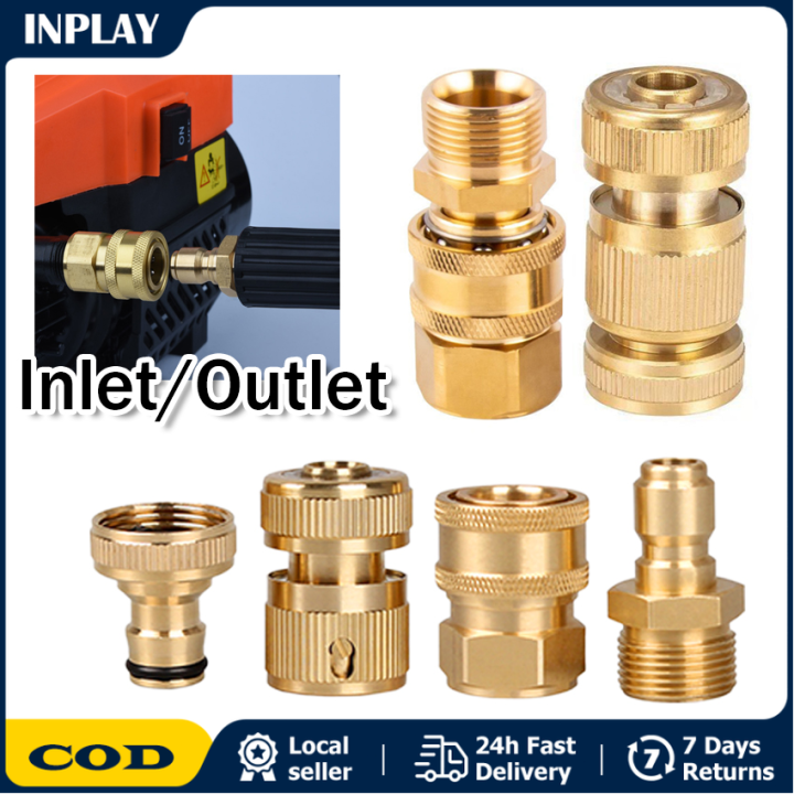 High Pressure Brass Washer Nozzle Quick Connector Washer Adapter Set ...
