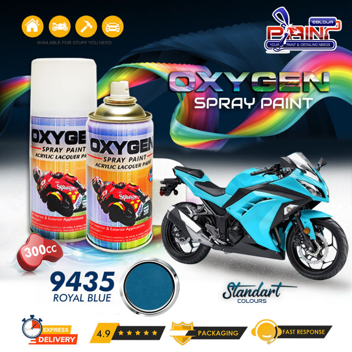 Cat Semprot / Pylox OXYGEN Acrylic Spray Paint - 9435 Royal Blue ...